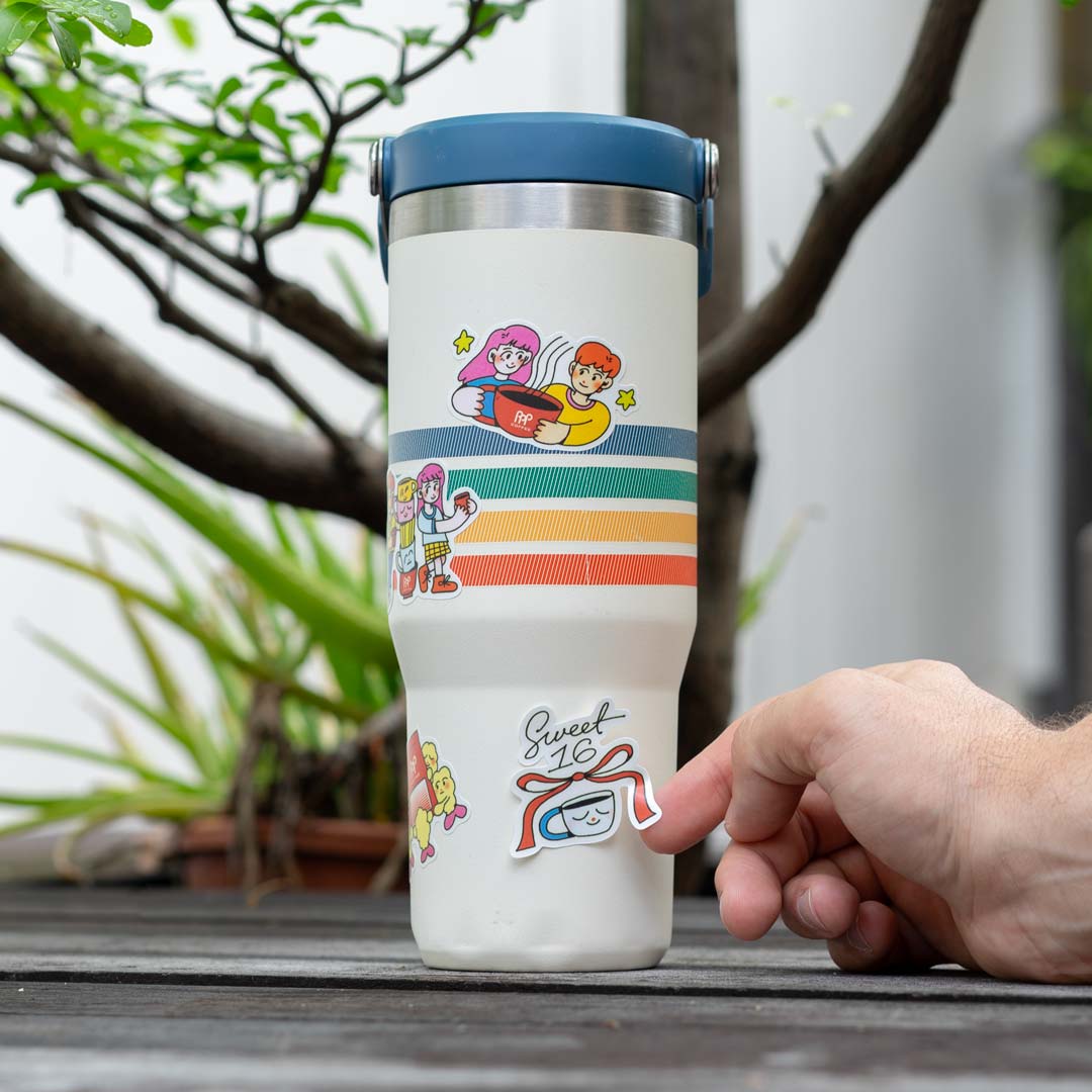 SADSHRIMPS X PPP Coffee: Sweet 16 Sticker Pack